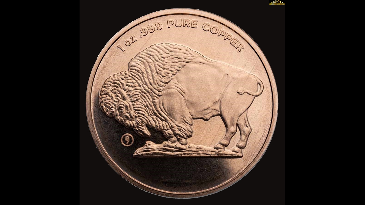 Bullion List - Browse - 1oz Copper Round - 9Fine Mint (Buffalo)