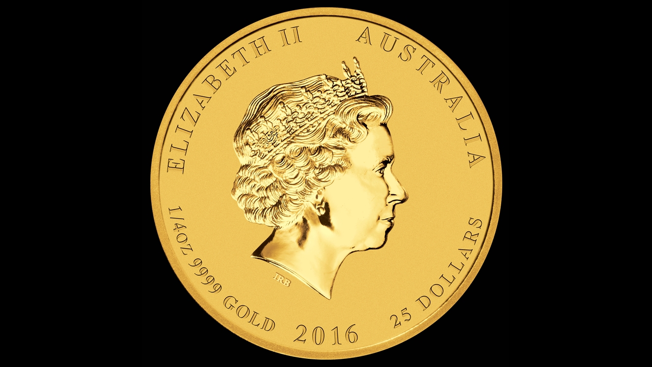 Bullion List - Browse - Gold Coins - 1/4 oz Gold Lunar Monkey 2016
