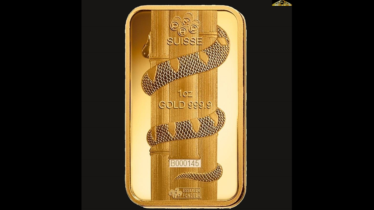 Bullion List - Browse - Gold Bars - 1oz Gold PAMP 'Snake'