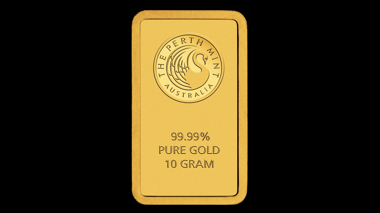 Bullion List - Browse - Gold Bars - 10 g Perth Mint Gold Bar (Black ...