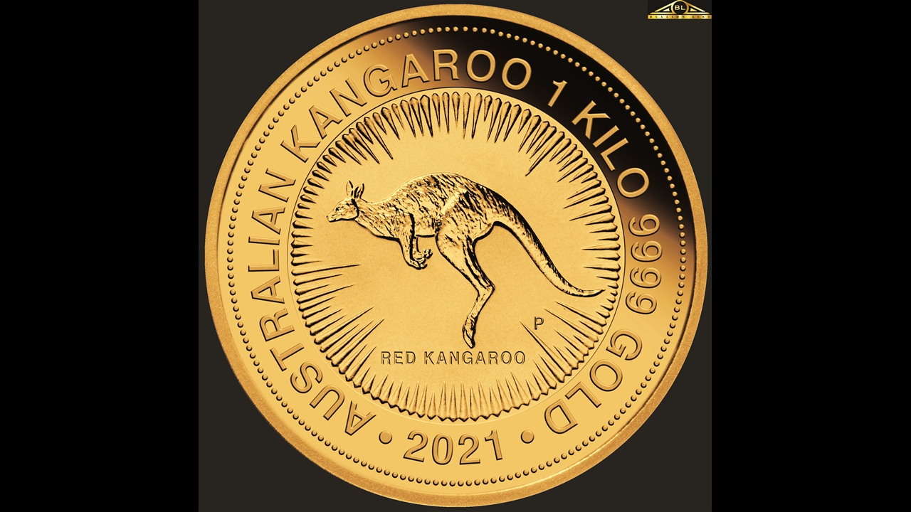 Bullion List - Gold - Perth Mint - 1 kg Perth Mint Gold Kangaroo Coin 2021