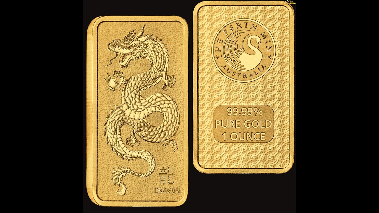 Bullion List - Gold - Perth Mint - 1oz Perth Mint gGld Lunar Minted Bar