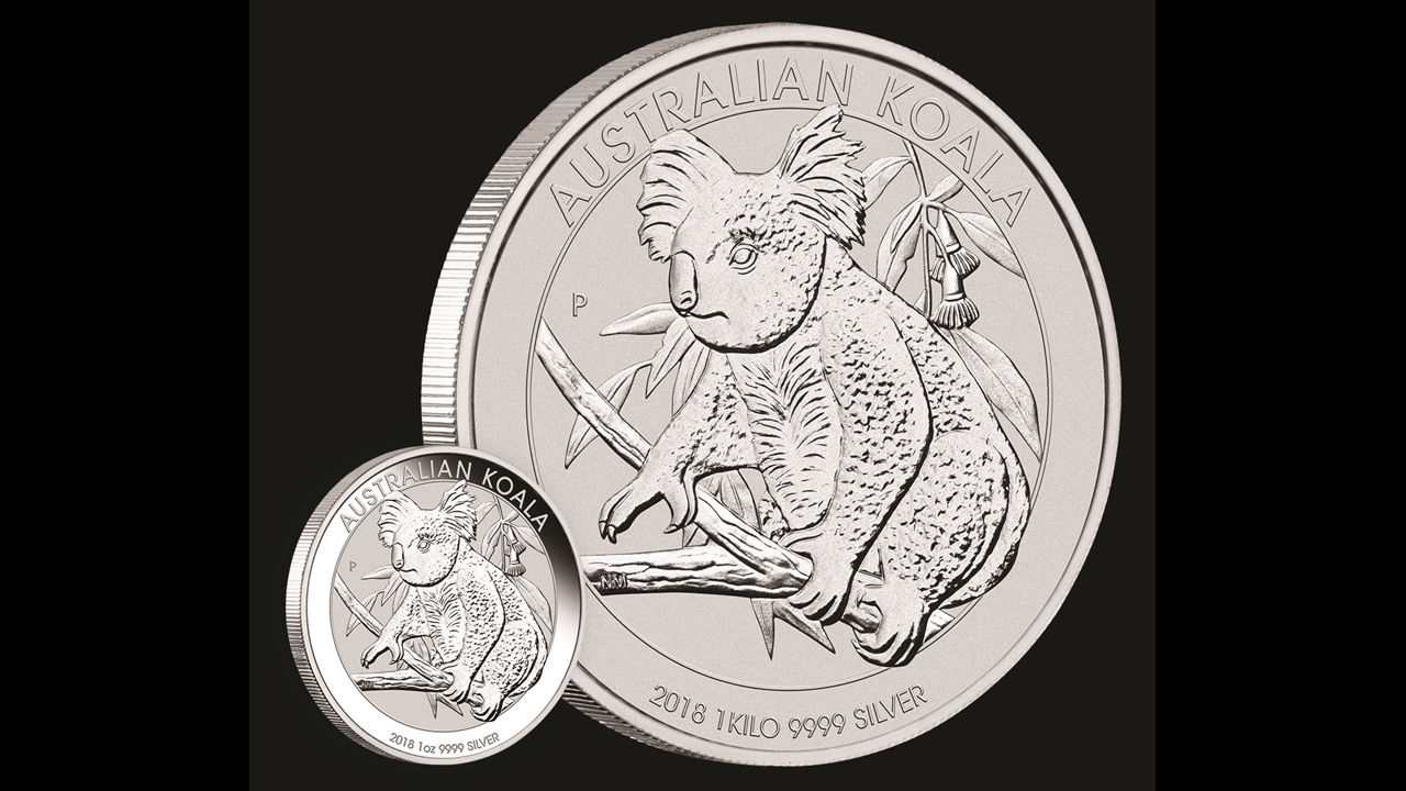 Bullion List - Browse - Silver Coins - 1kg Perth Mint Silver Koala 2018