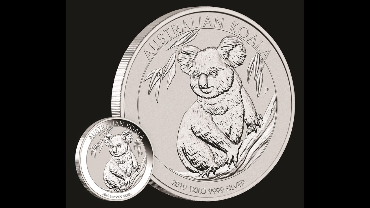 Bullion List - Silver - 1kg Perth Mint Silver Koala 2019
