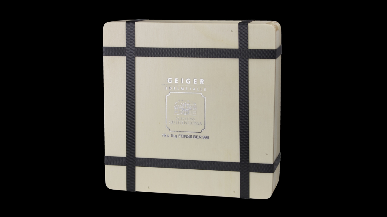 Bullion List - Silver - Geiger - 1 kg Geiger Edelmetalle Silver Square Bar