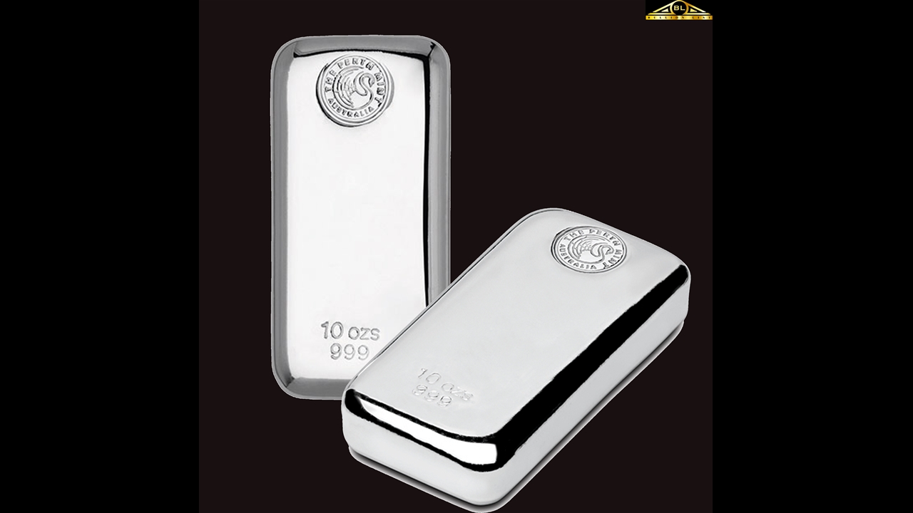 Bullion List - Silver - Perth Mint - 10 oz Perth Mint Silver Bar 'Cast'