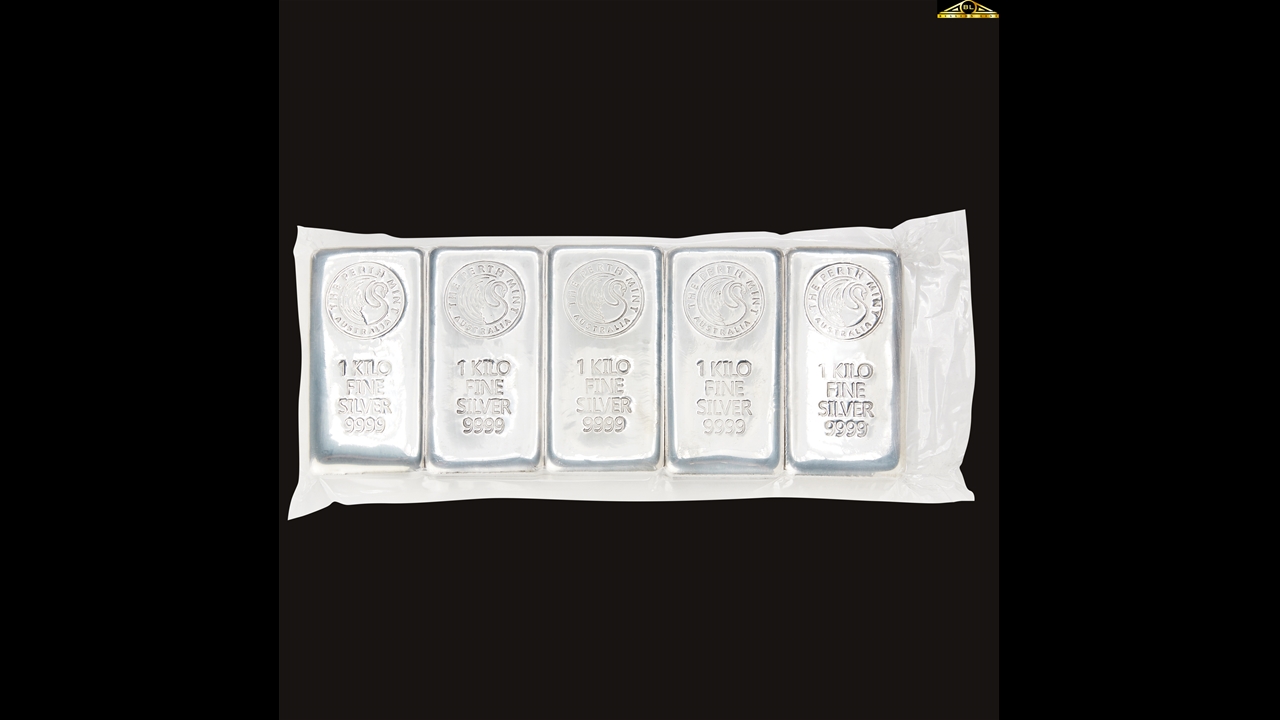 Bullion List - Silver - 1kg Perth Mint Silver Cast Bar 2023 restyle