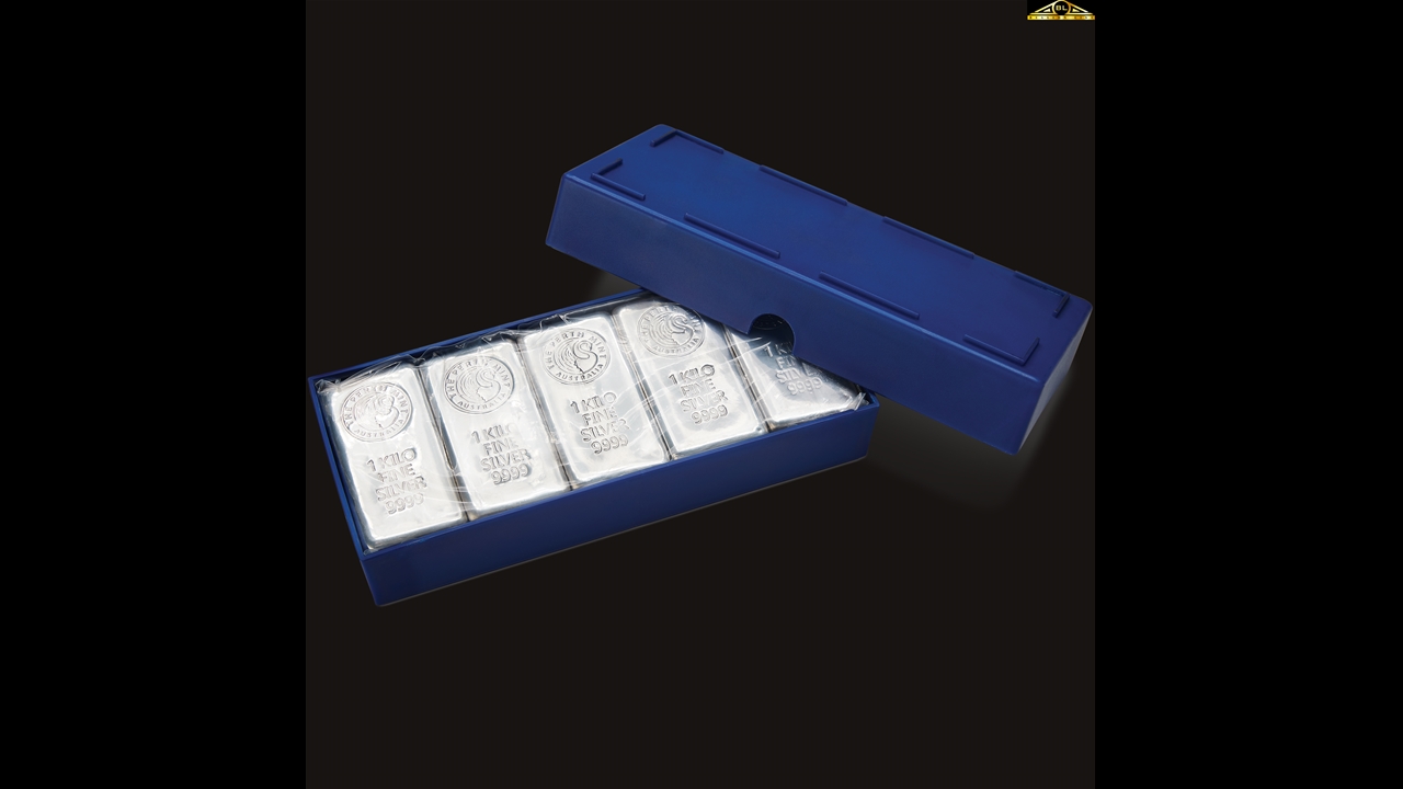 Bullion List - Silver - 1kg Perth Mint Silver Cast Bar 2023 restyle