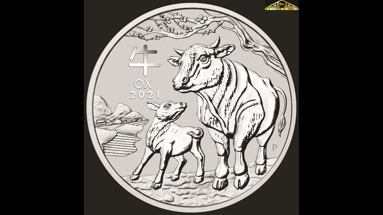 Bullion List - Silver - Perth Mint - 1 kg Perth Mint Silver Ox 2021