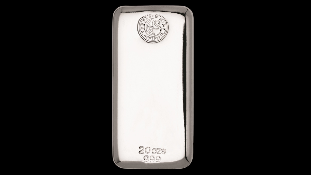 Bullion List - Silver - Perth Mint - 20oz Perth Mint Silver Bar 'Cast ...