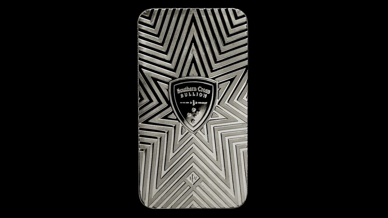 Bullion List - Browse - 10 oz Southern Cross Bullion 'Minted' Silver Bar