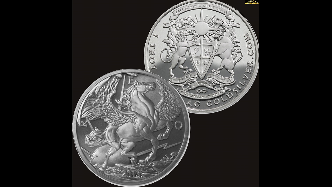 Bullion List - Browse - Silver Coins - 1oz Pegasus Silver Round