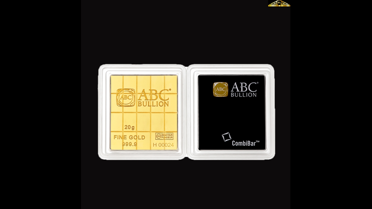 Bullion List - Browse - 20x1g CombiBar ABC Minted Tablet Gold