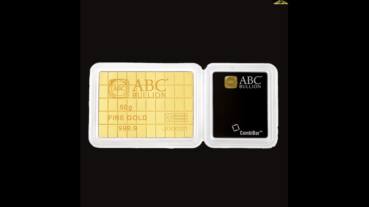 Bullion List - Gold - 50x1g CombiBar ABC Minted Tablet Gold