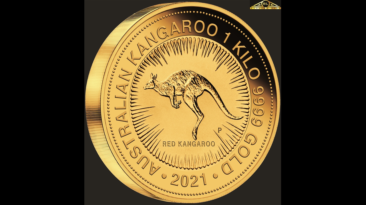 Bullion List - Gold - Perth Mint - 1 kg Perth Mint Gold Kangaroo Coin 2021 Bullion List - Gold - Perth Mint - 1 kg Perth Mint Gold Kangaroo Coin 2021