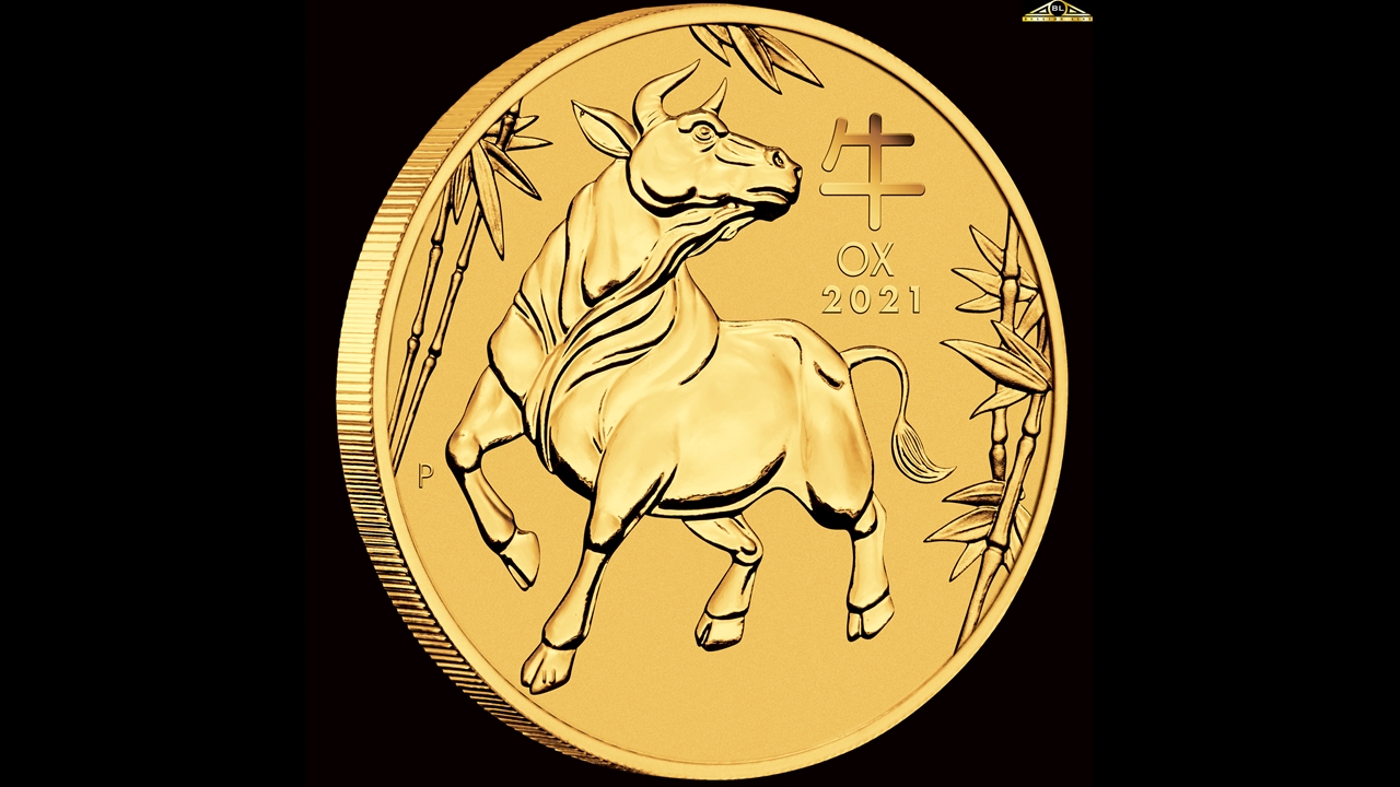 Bullion List - Gold - Perth Mint - 1/10 oz Perth Mint Gold Ox Coin 2021