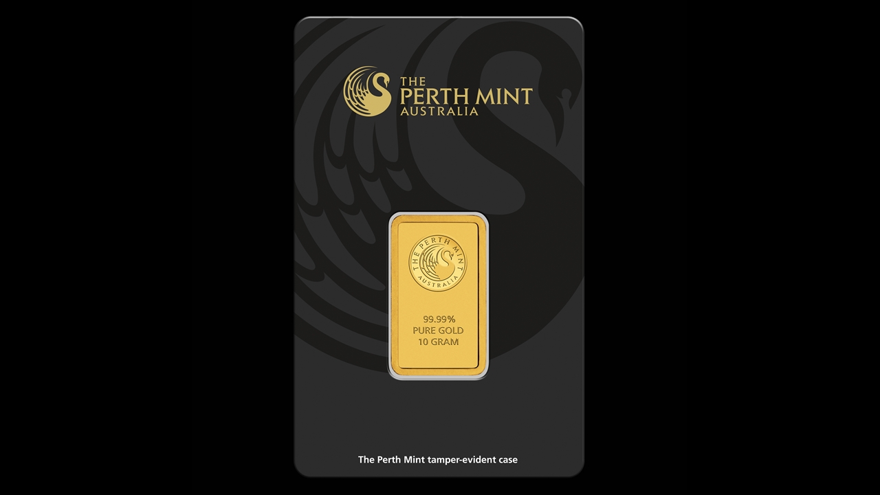 Bullion List - Browse - Gold Bars - 10 g Perth Mint Gold Bar (Black ...