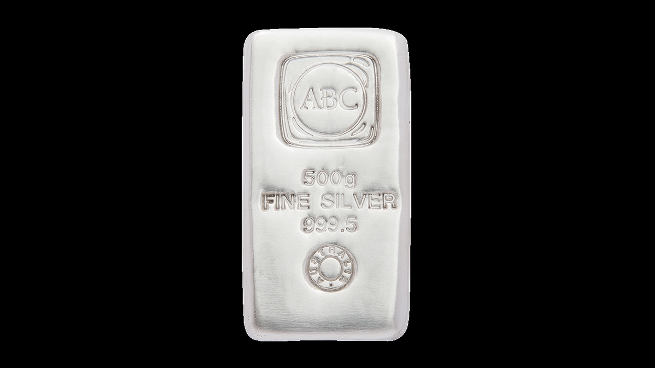 Bullion List - Silver - ABC - 500 g ABC Bullion Silver Cast Bar