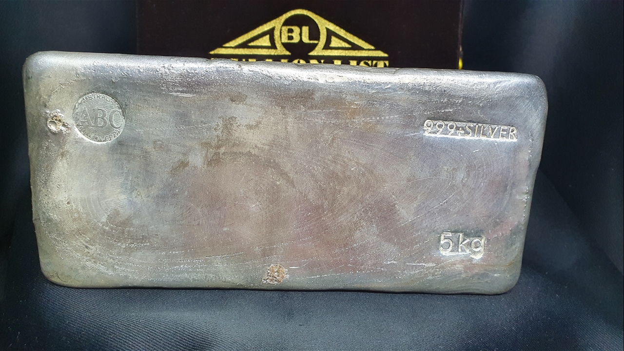 Bullion List - Silver - 5kg ABC Bullion Silver Bar (Trade-In)