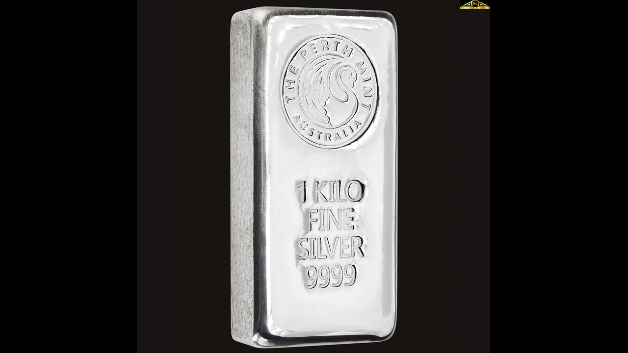 Bullion List - Silver - 1kg Perth Mint Silver Cast Bar 2023 restyle