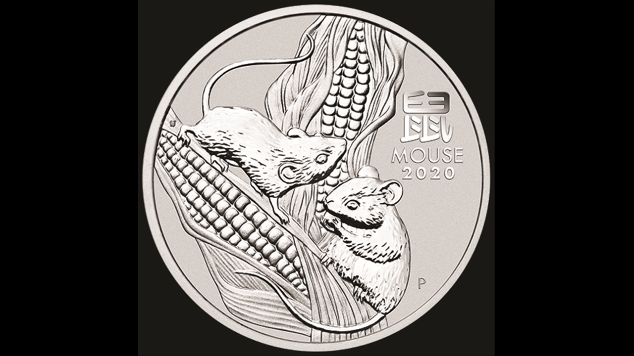 Bullion List - Silver - 1 kg Perth Mint Silver Lunar Mouse 2020