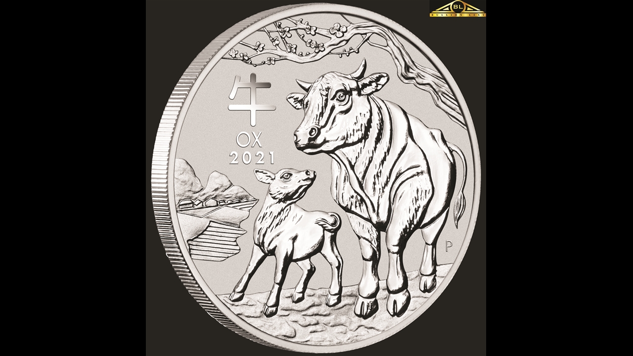 Bullion List - Browse - Silver Coins - 1/2 oz Perth Mint Silver Ox 2021
