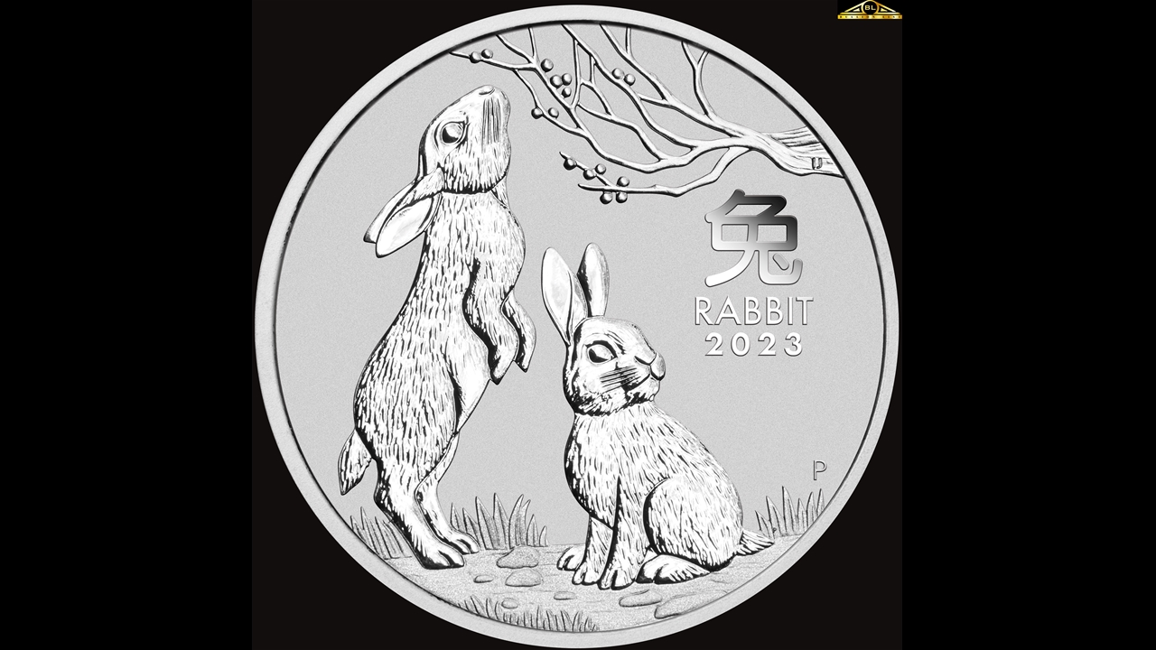 Bullion List - Silver - 1oz Perth Mint Silver Rabbit coin 2023
